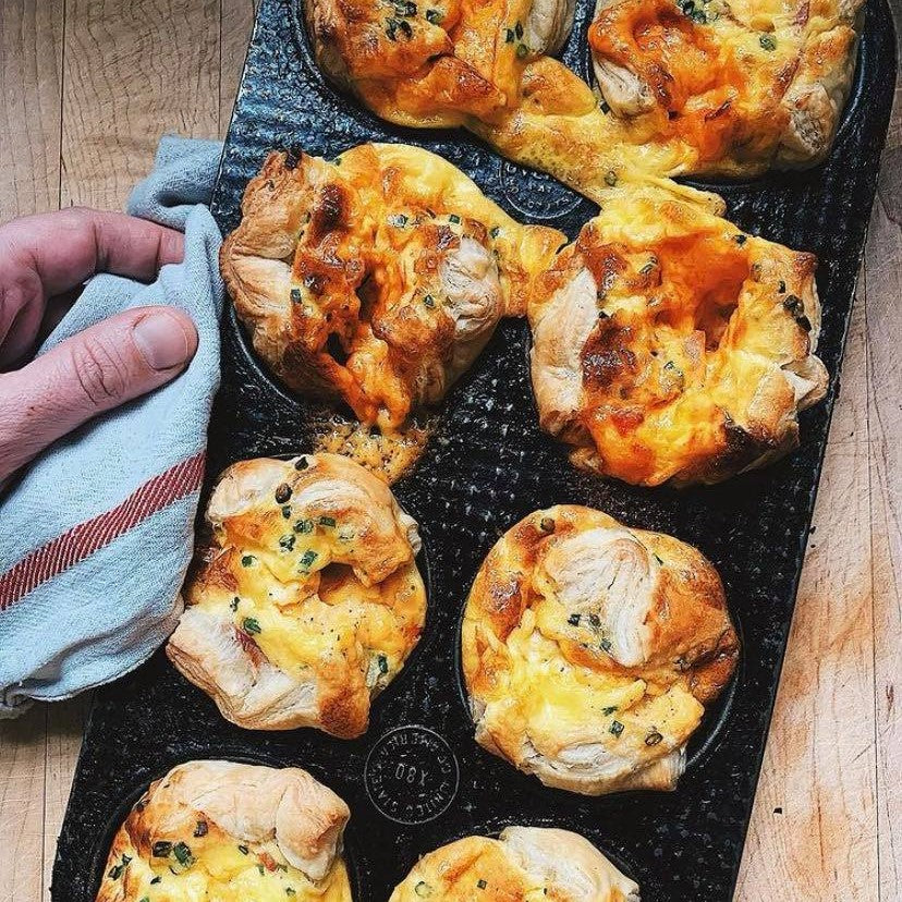 Robin Allen Mini Puff Pastry Quiche Swiped from the Instagram of ou...